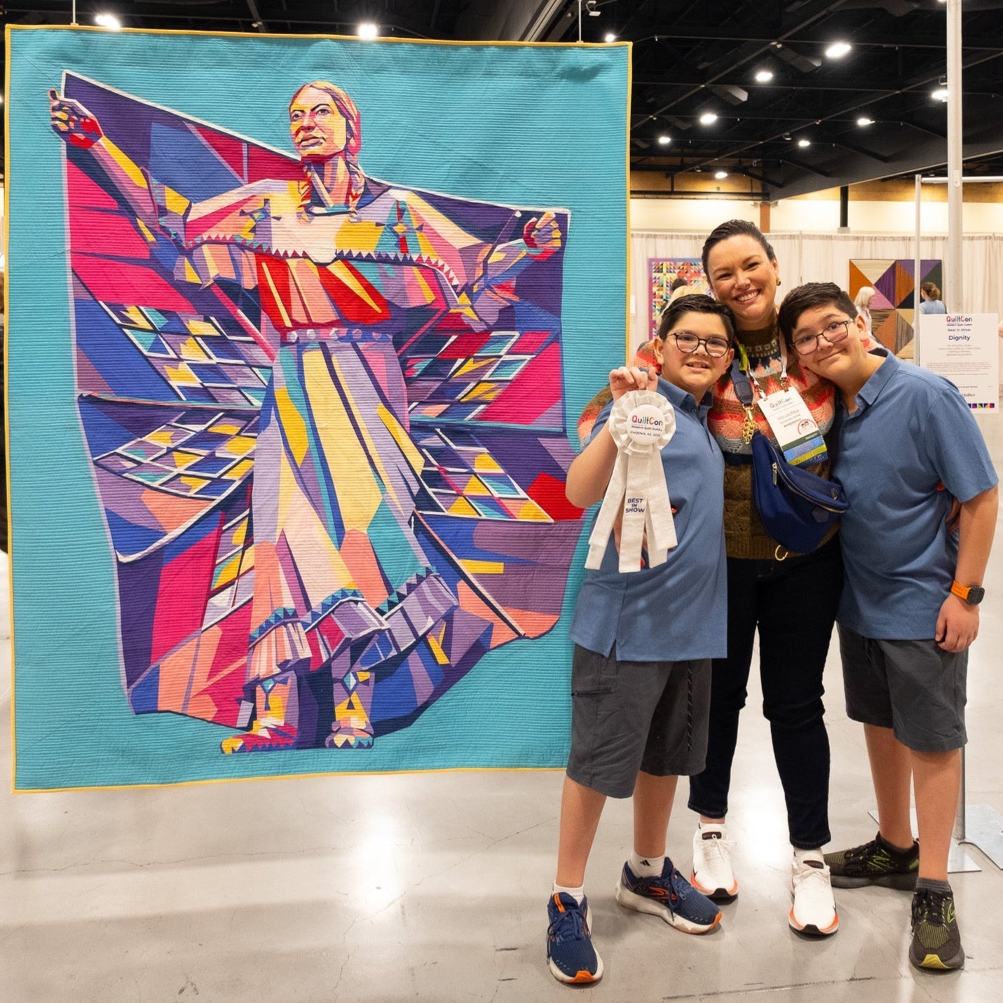 "Dignity Statue" Quilt – prideandjoyquilting