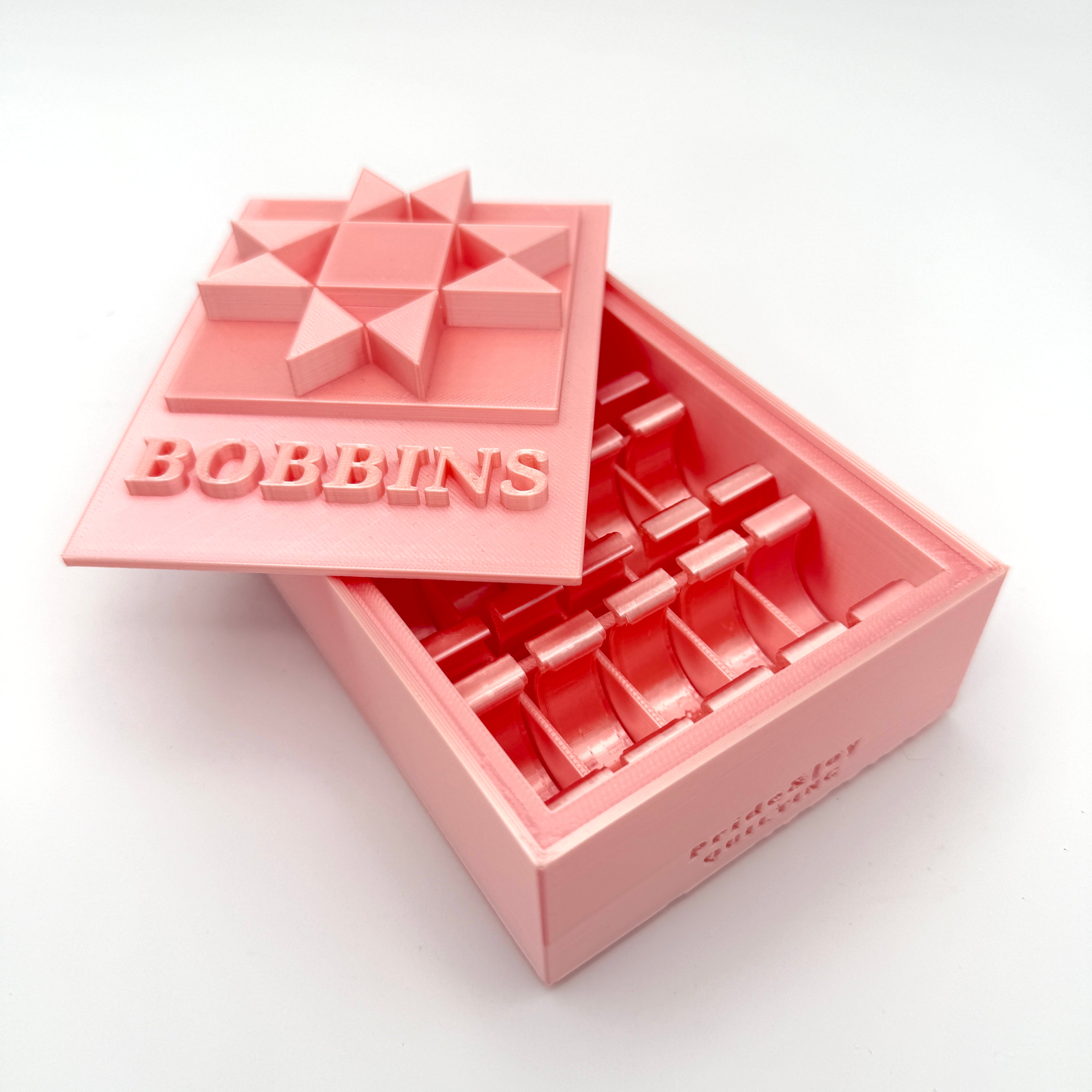 (Size: Class M ) (COLOR: Pink Diamond) Bobbin Box & Keepers ...
