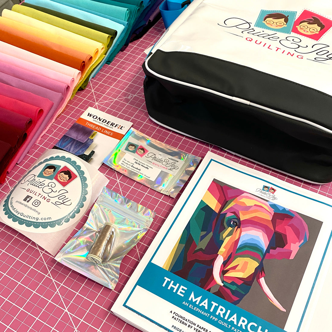 QUILT KIT The Matriarch Elephant Foundation Paper Piecing Quilt ...